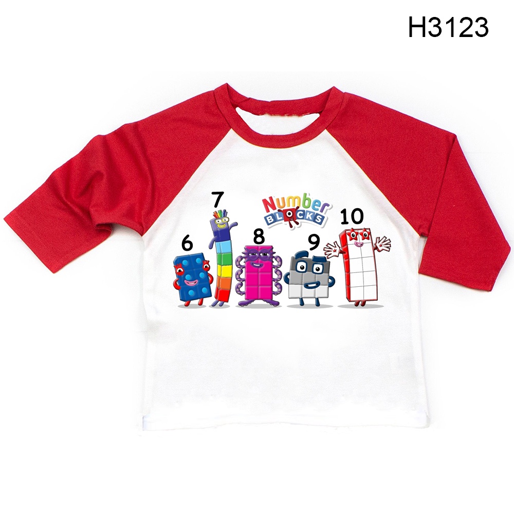 Numberblocks Kids Boys Girls T-shirt Kids Clothes Number Blocks ...