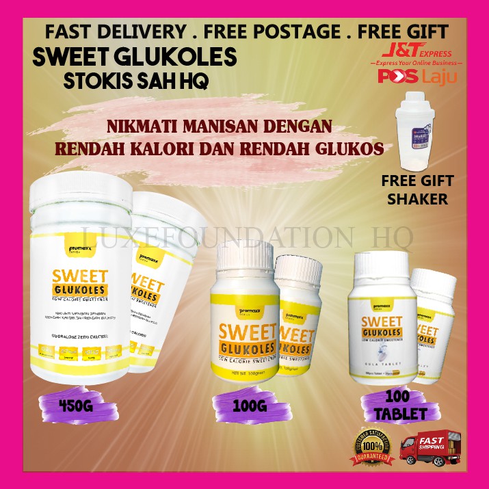 SWEET GLUKOLES – Pemanis sihat pengganti gula pasir tanpa kalori ...
