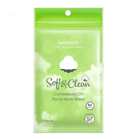 WATSONS Compress DIY Facial Mask Sheet (15s) | Shopee Malaysia