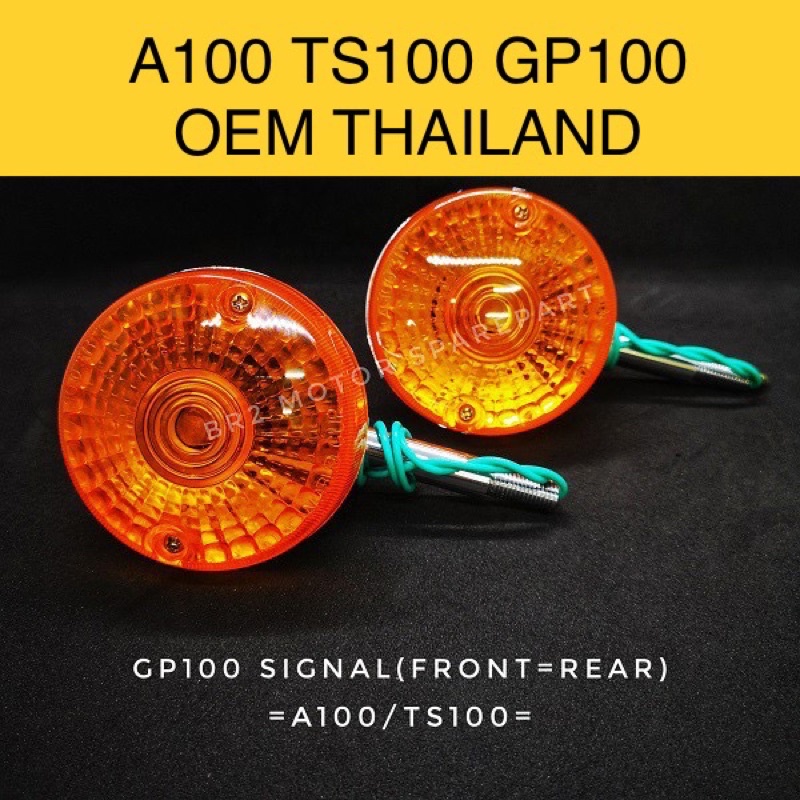 SUZUKI GP100 A100 TS100 SIGNAL LAMP WINKER POSITION LIGHT FRONT REAR ...
