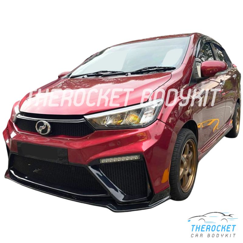 READY STOK!!! Perodua Bezza 2020-2025 GT Front Bumper Bodykit With LED ...