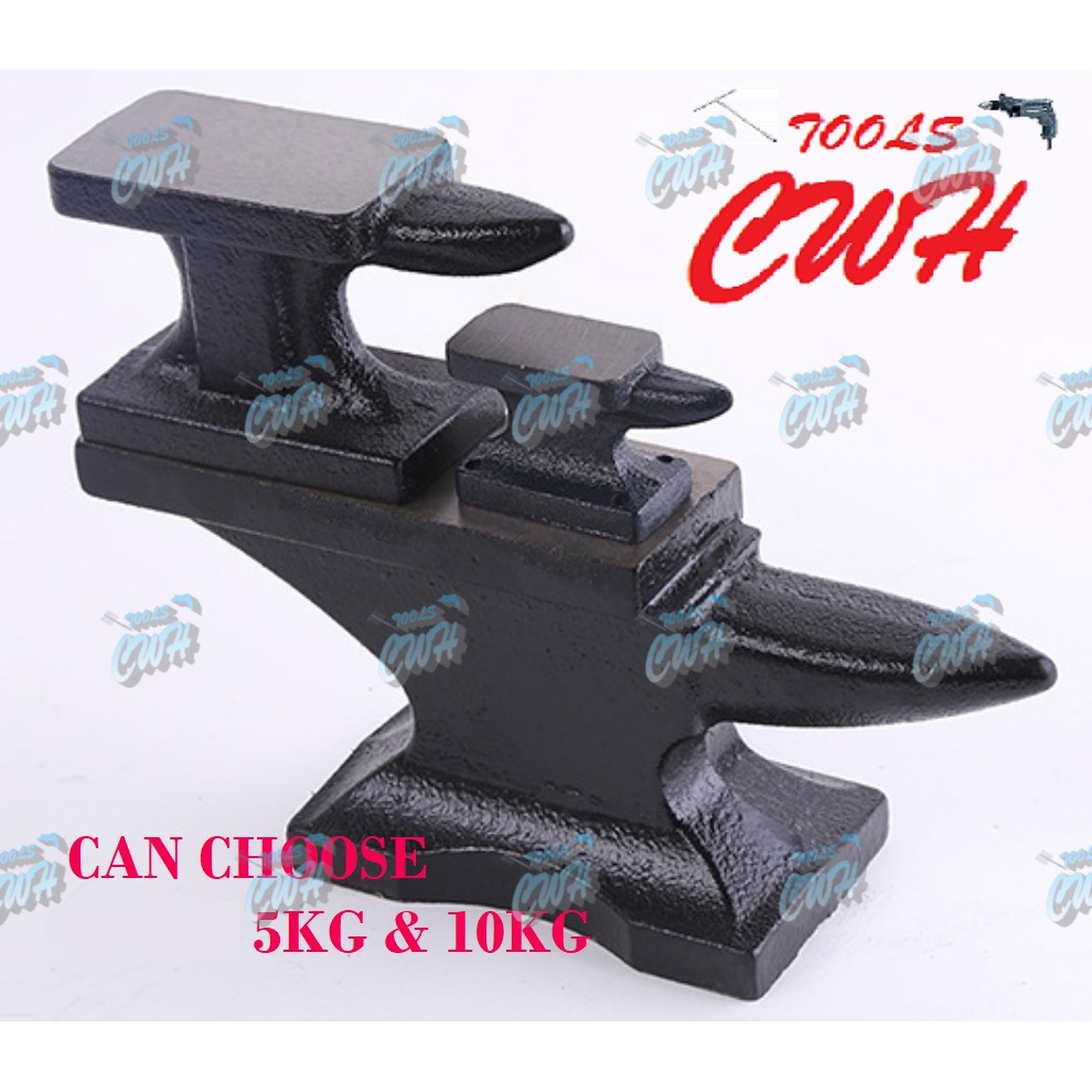 5KG 10KG 25KG ANVIL SEMI STEEL BODY BLACKSMITH BLACK SMITH 11LBS 24LBS ...