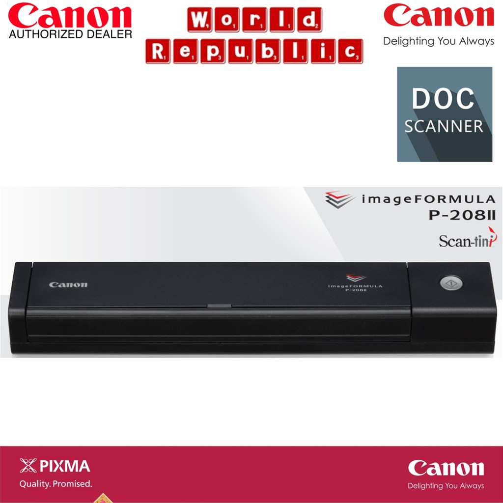 Canon imageFORMULA P-208II Professional scanning on the go - Mobile ...