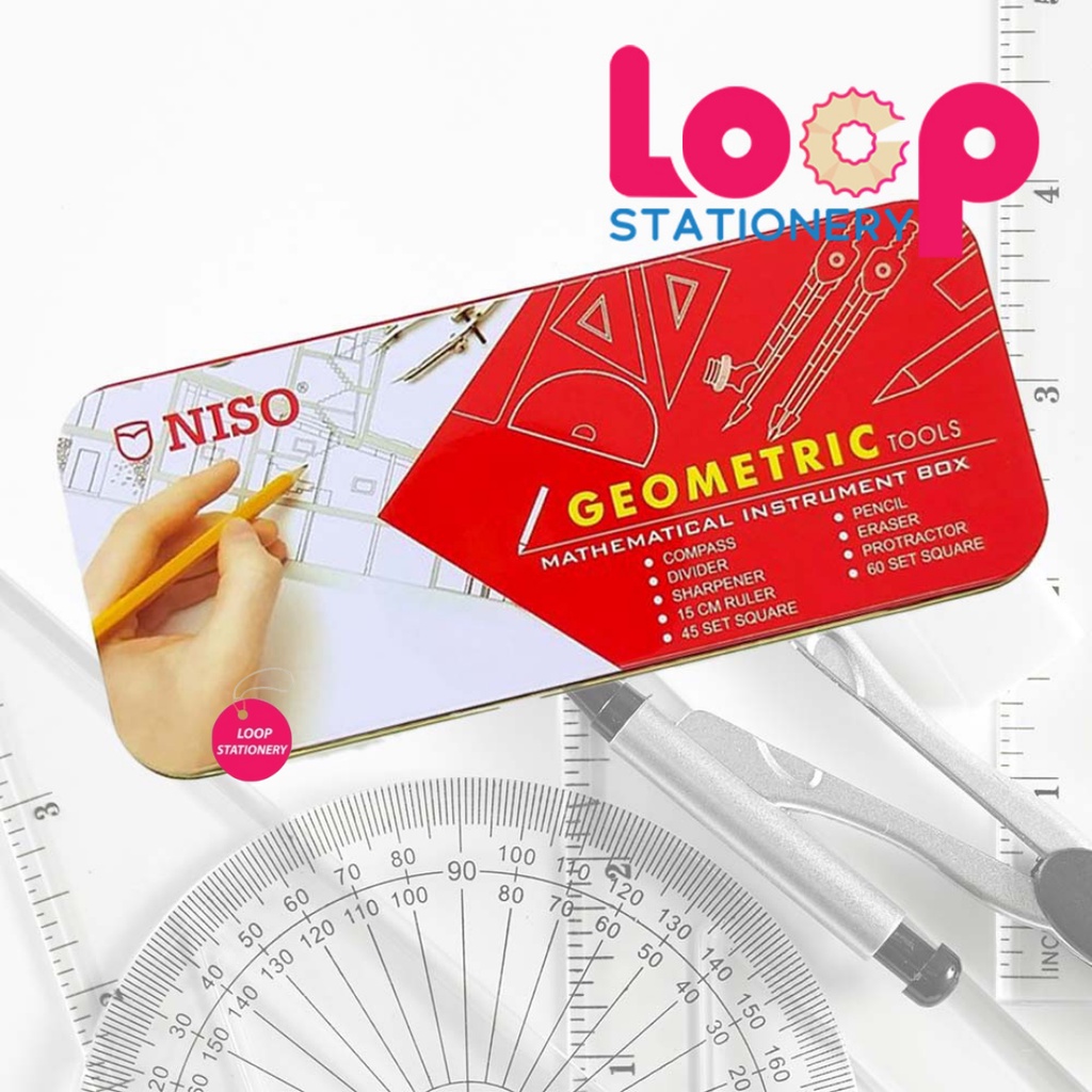 Niso Compass Set Geometry Set | Shopee Malaysia