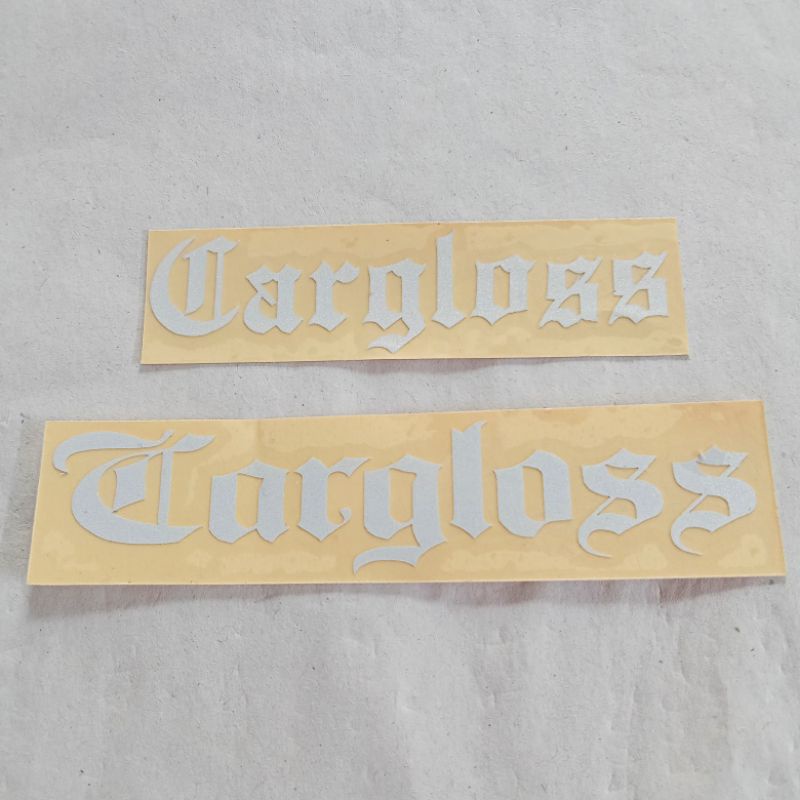 PUTIH White Cargloss STICKER Cargloss Cutting Sticker | Shopee Malaysia