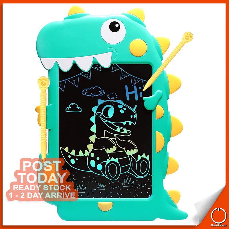𝐄𝐘𝐄 𝐏𝐑𝐎𝐓𝐄𝐂𝐓𝐈𝐎𝐍 Dinosaur Writing Tablet Board Multiple Colors Stylus ...