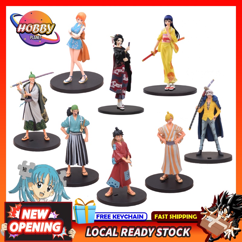 Anime ONE PIECE Figure 18cm Holiday Edition Set Model Figure Hobby Toy ...