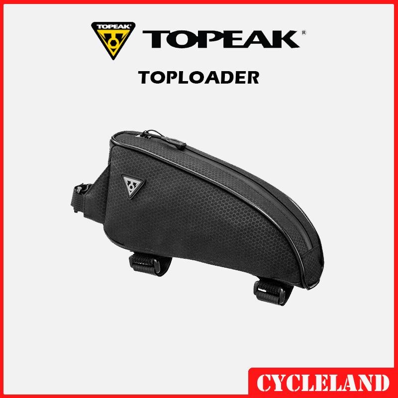 TOPEAK BIKEPACKING TOPLOADER TOP TUBE BAG (BLACK / GREEN) | Shopee Malaysia