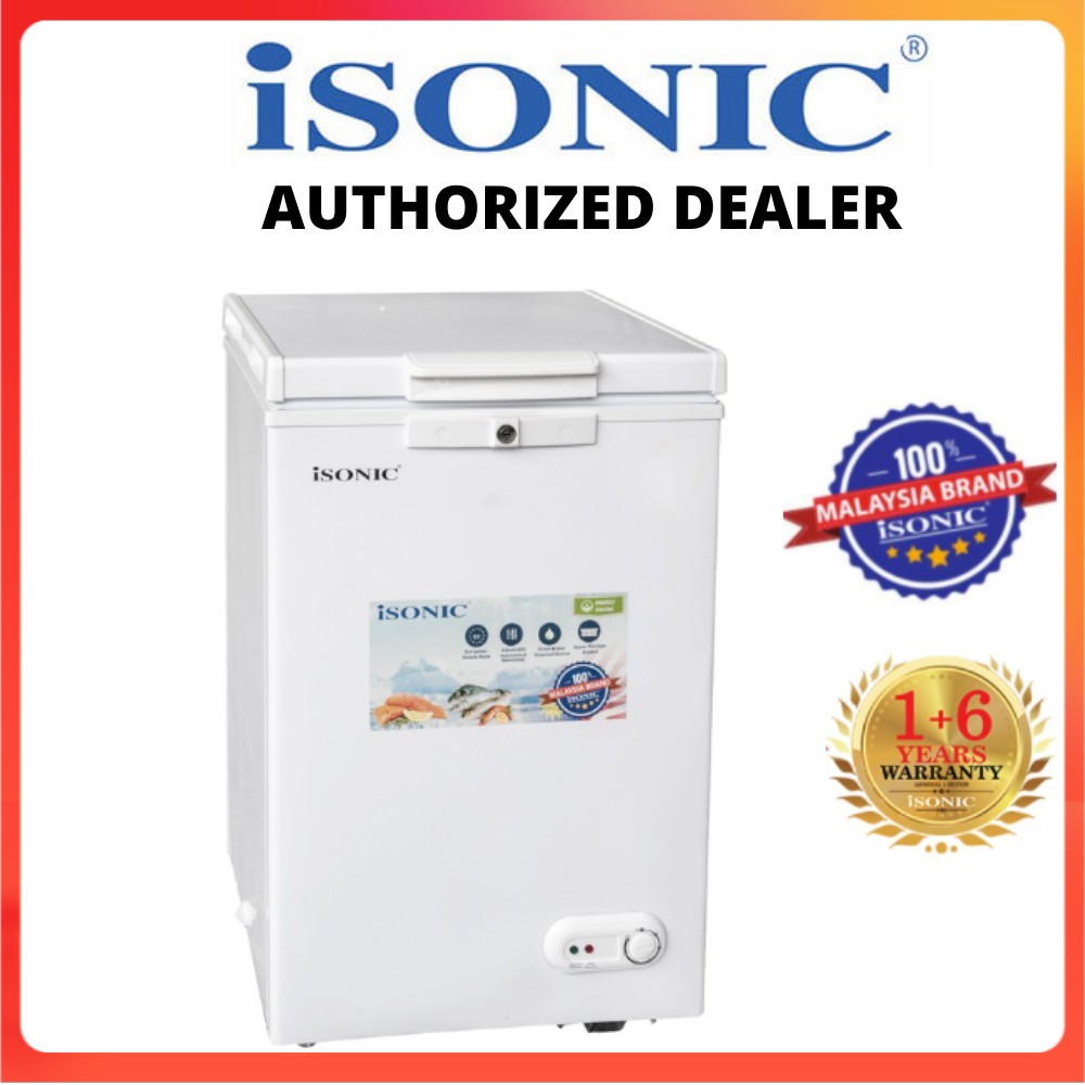 ISONIC CHEST FREEZER ICF-W92 (90L) | Shopee Malaysia