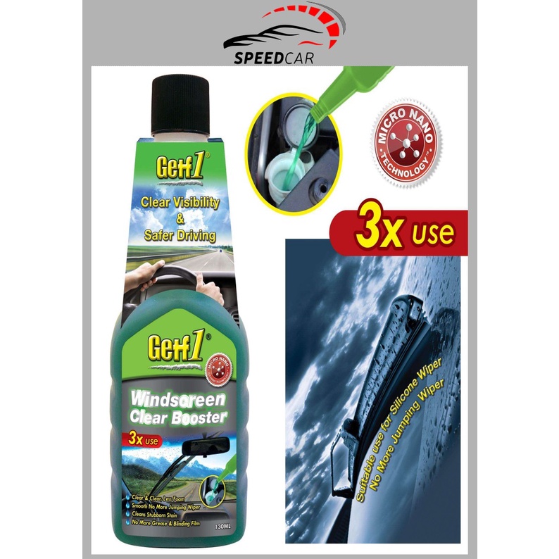 GETF 1 Windscreen Clear Booster (130ml) | Shopee Malaysia