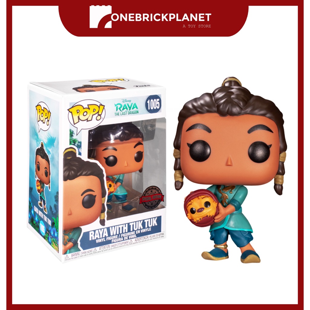 Funko Pop! Disney: Raya and The Last Dragon - Raya With Tuk Tuk (1005 ...