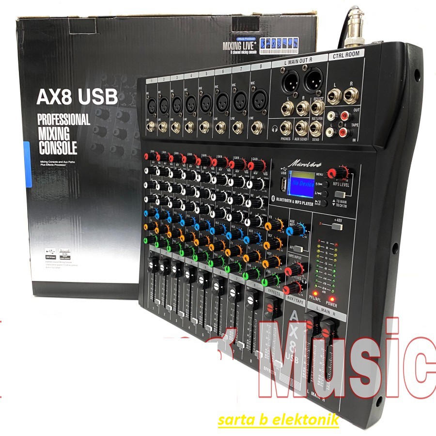 Mixer microverb AX8 original microverb ax8n 8channel | Shopee Malaysia