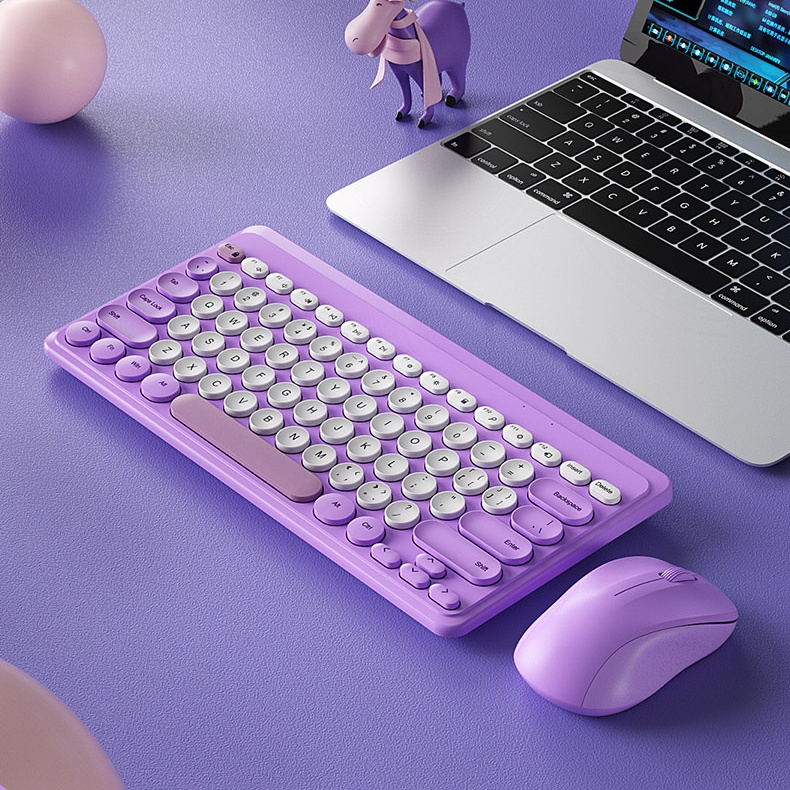 Original BOW 2.4G Wireless Keyboard and Mouse Combo Set plug and play ...