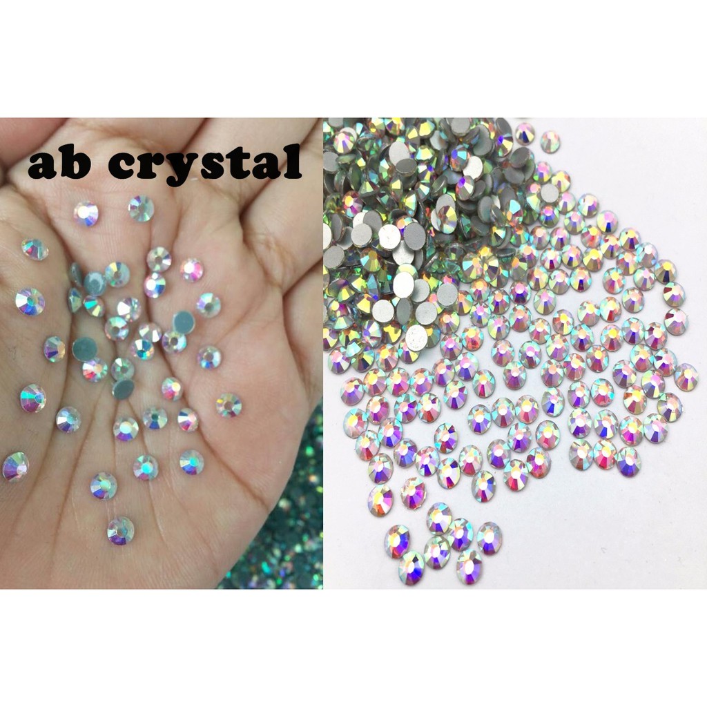 crystal hotfix / batu manik (150 biji) COPY SWAROVSKI [iron on ...