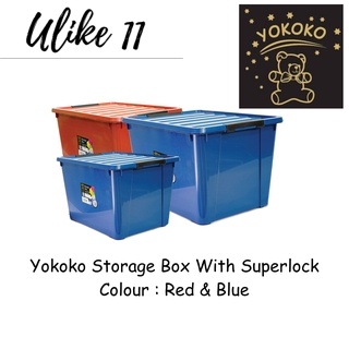 Yokoko Storage Box With Superlock / Storage Box / Kotak Simpanan Yokoko ...