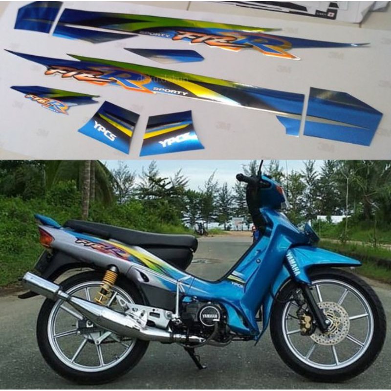 Yamaha fizr limited edition Blue silver striping | Shopee Malaysia