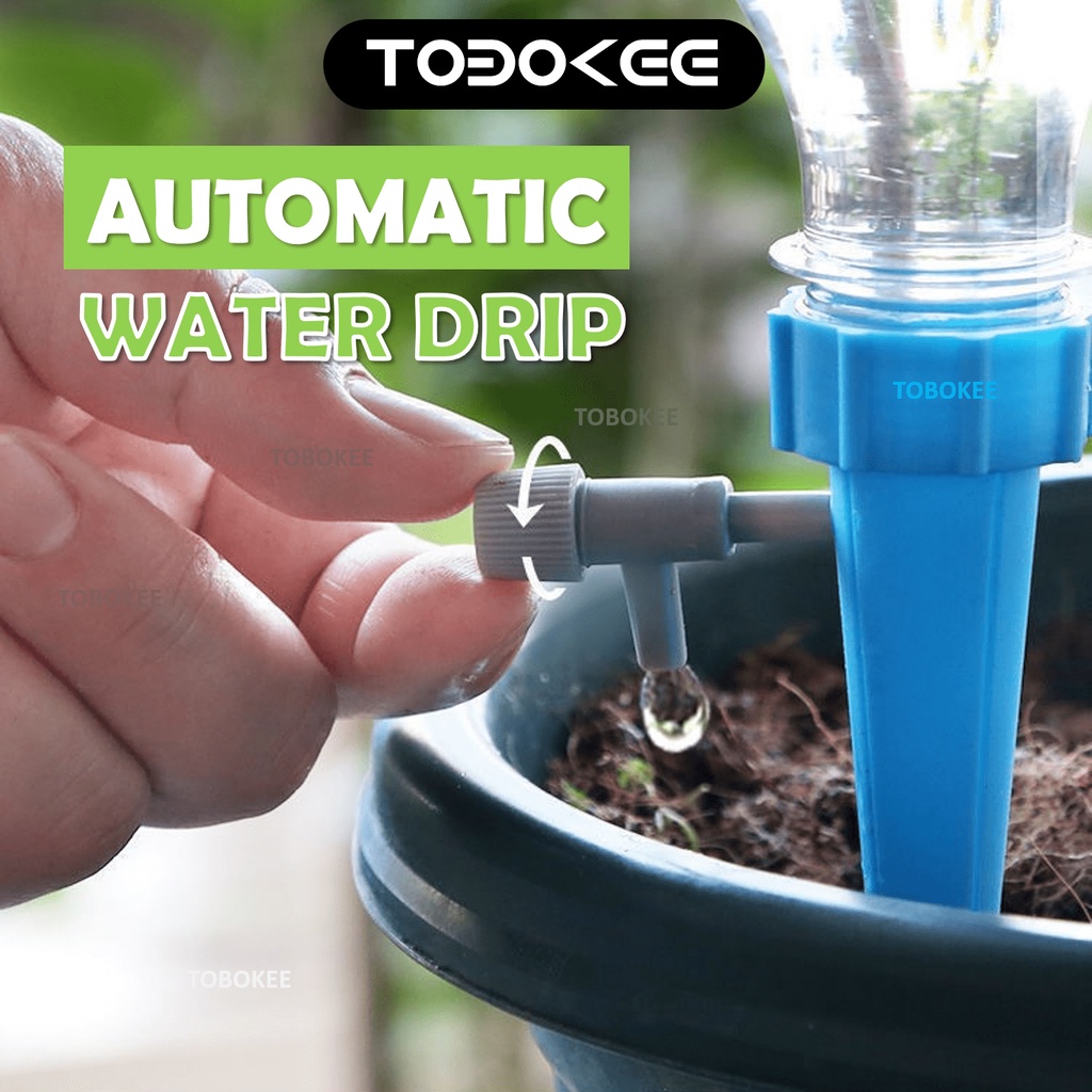 Auto Drip Self Watering System Automatic Water Plant Flower Vegetable ...