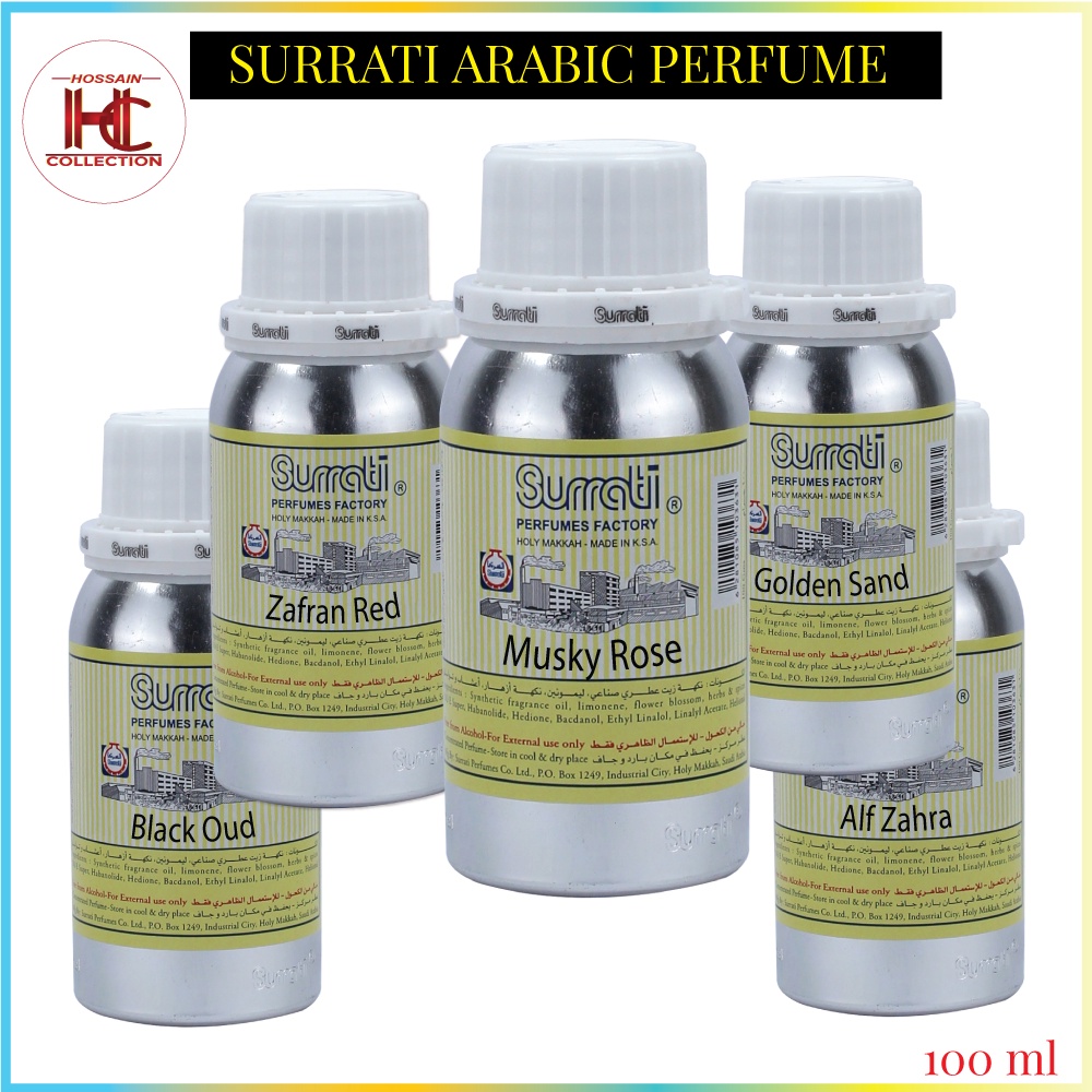 Surrati Perfume 100ml Tom Oud/Musky Rose/Musk Al Tahara/Black Oud ...