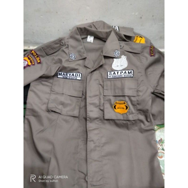 Uniform PDH & PDL Security Guard 2021 + Whistle According To domisili ...