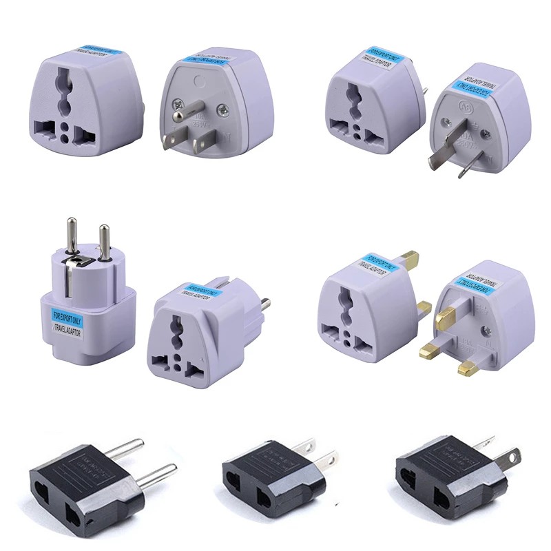 Universal Plug Converter American European AU EU To EU UK US Power Plug Adapter USA Israel ...