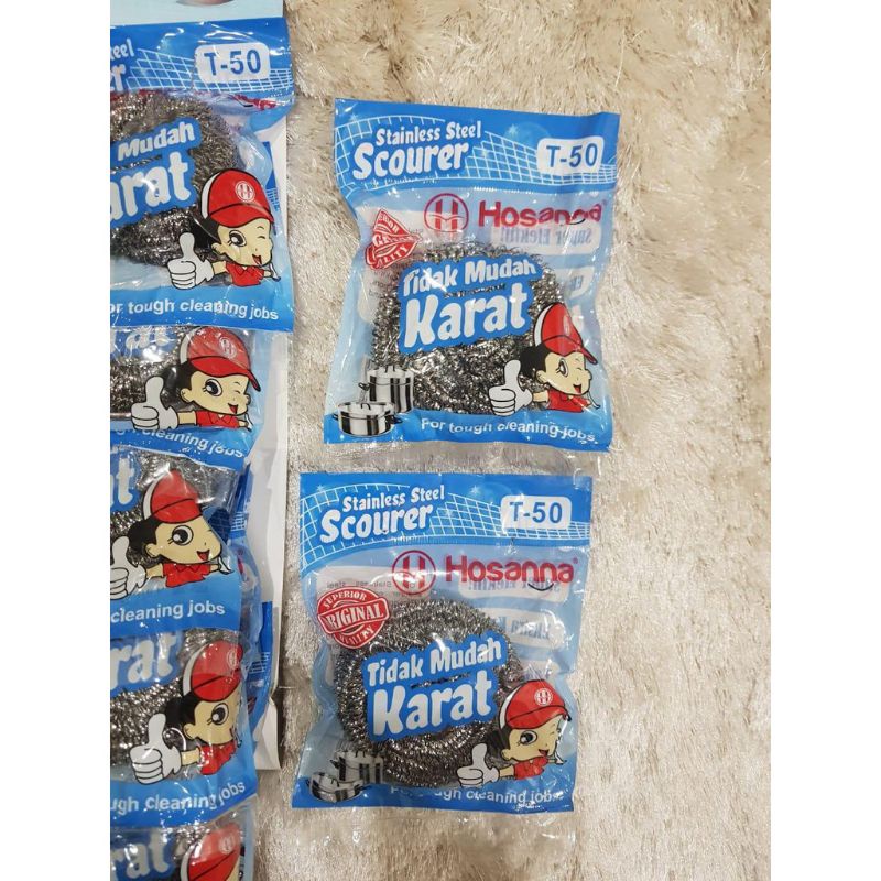 Stainless Pan Scrub/Stainless Dishwashing Coir | Shopee Malaysia