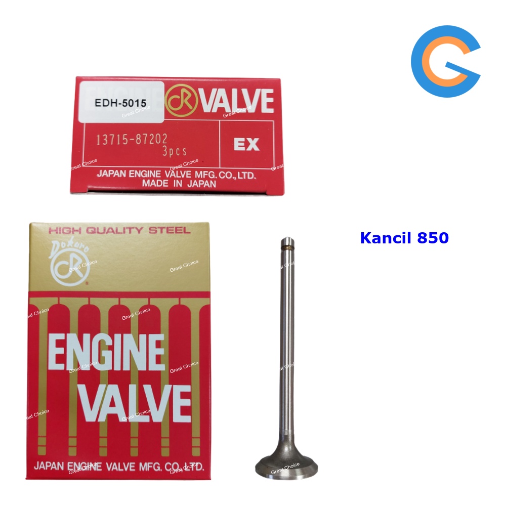 Engine Valve EX Kancil 850 3pcs DOKURO Japan PERODUA 13715-87202 EDH ...
