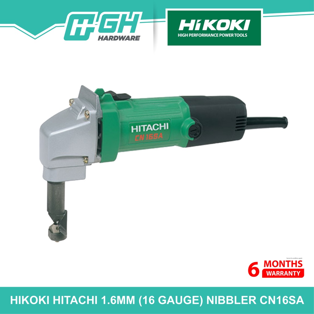 [ GH HARDWARE ] HITACHI HIKOKI 1.6mm (16 Gauge) Nibbler CN16SA | Shopee ...