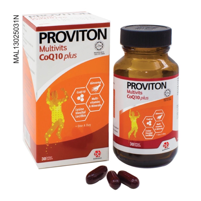 PROVITON MULTIVITS COQ-10 PLUS 30’S | Shopee Malaysia