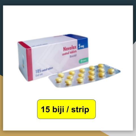 NOVOLAX BISACODYL 5MG TAB 15s/strip OR 105s/box (alternative to ...