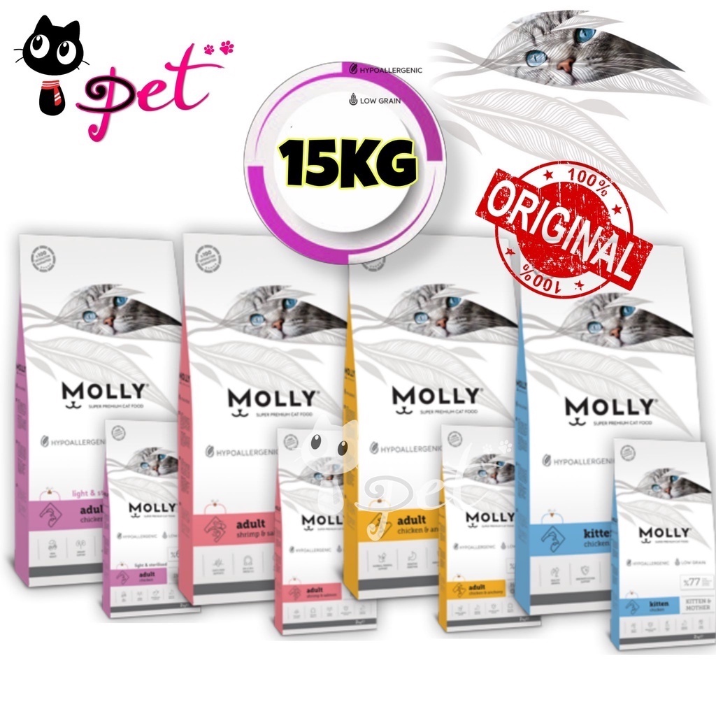 Molly Super Premium Cat Food / Molly Makanan Kucing 15kg | Shopee Malaysia