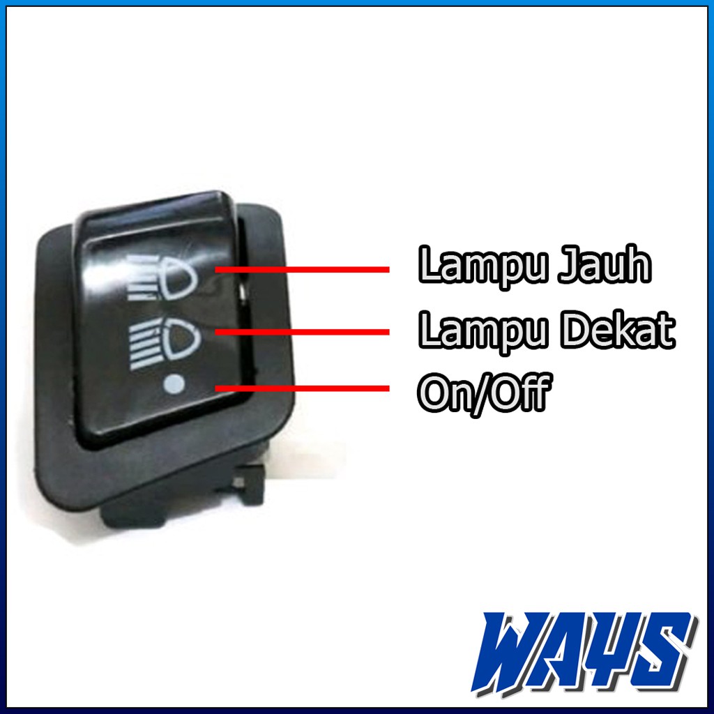 [L078] Switch On Off Dimmer Dimmer for Honda Beat Scoopy Vario 125 Revo Blade Supra 125 ...