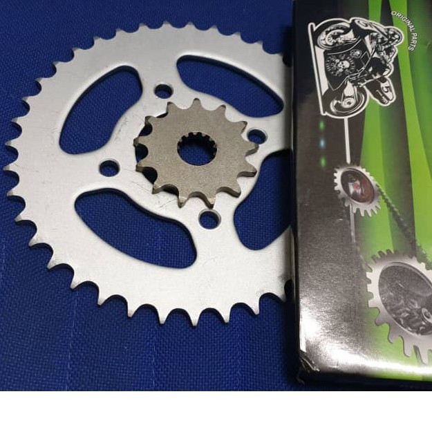 KTN 200 - Chain 520H + SPROCKET GEAR SET FR + RR (12,13,14 + 38,42,43 ...