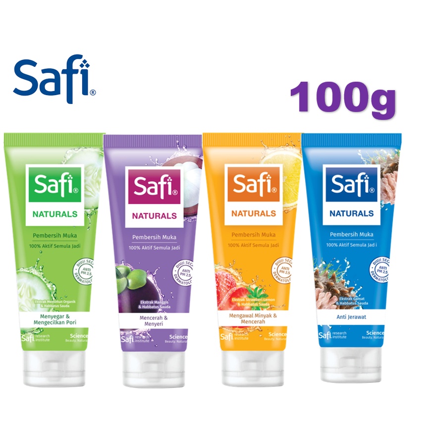 Safi Naturals Facial Cleanser / Pembersih Muka 100g | Shopee Malaysia