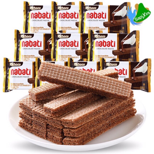 2x Nabati Wafers by Richoco 50g | Biskut Wafers Berperisa | Nabati Wafers | Shopee Malaysia