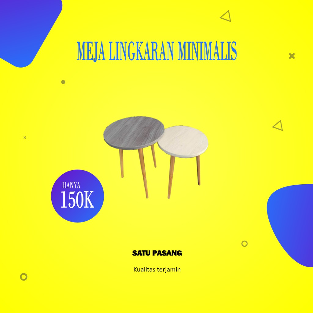 Minimalist CIRCLE GUEST TABLE MINIMALIST TABLE COFFEE TABLE THREE FOOT ...