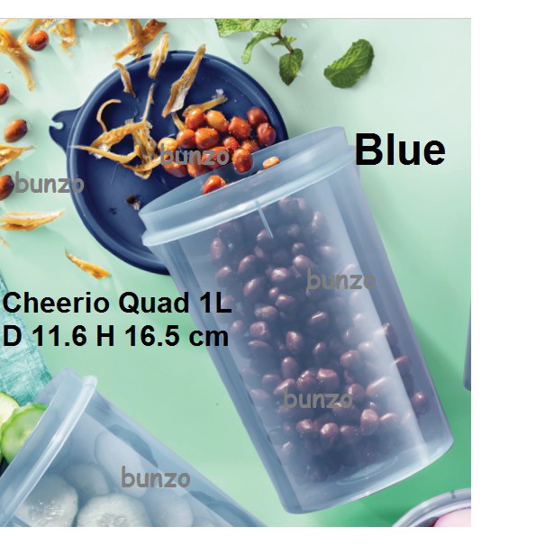 Tupperware Cheerio Quad 1.0L - 1pc | Shopee Malaysia