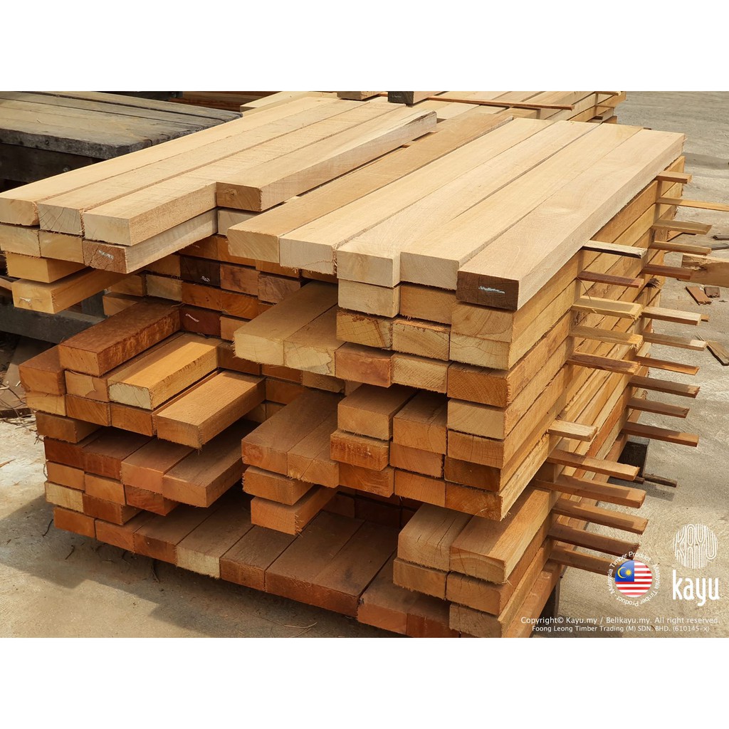 Kayu Balau Solid Wood 2" x 4" (5 ft) | Shopee Malaysia
