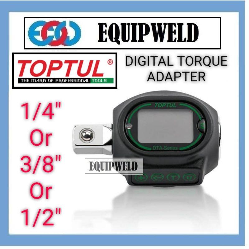 TOPTUL DIGITAL TORQUE ADAPTER (MADE IN TAIWAN) DTA-030N DTA-135N DTA ...