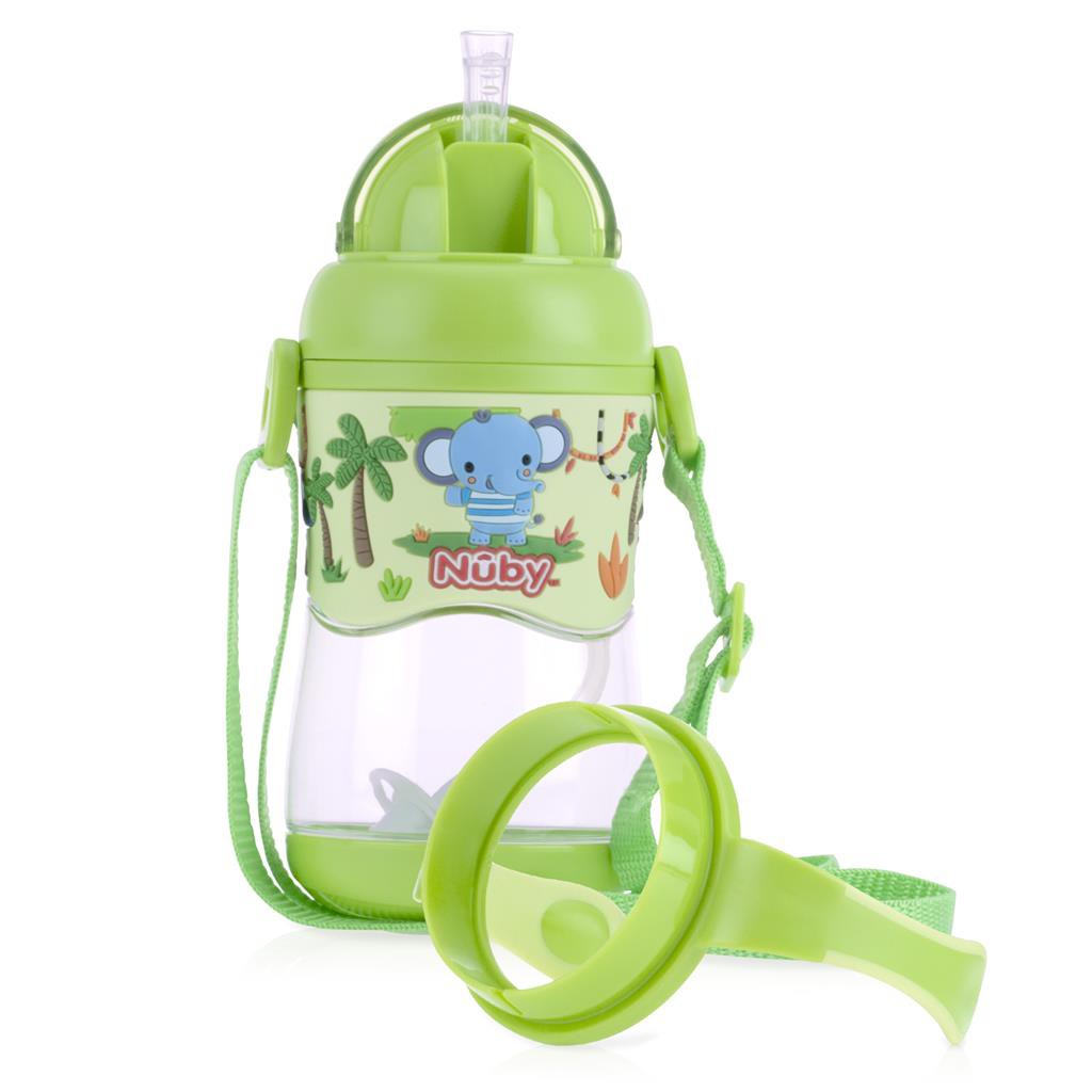 Nuby Tritan Flip It 3D Drinking Cups 1pk 400ml Single Pack or Replacement Straw | Shopee Malaysia