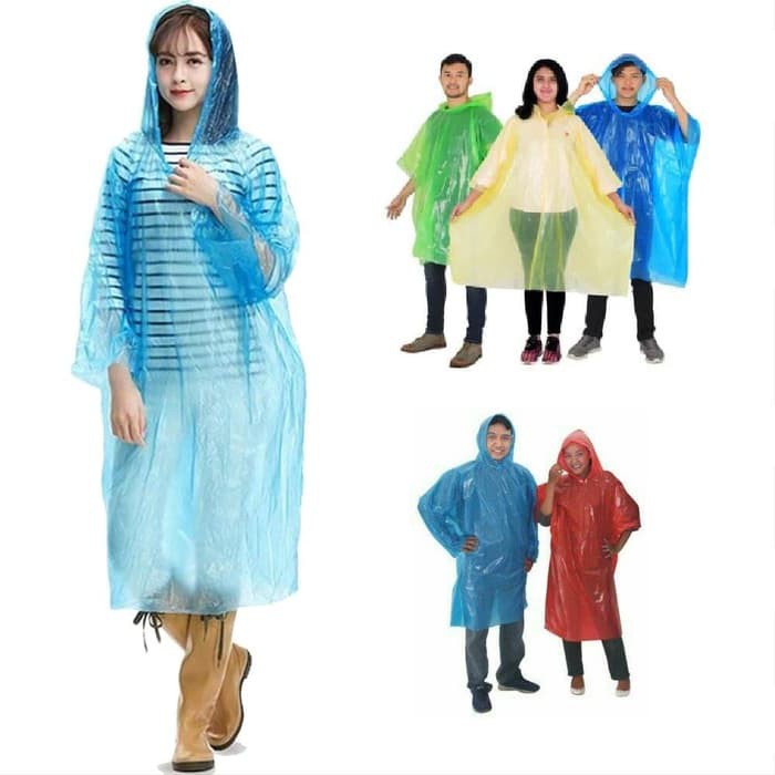 Disposable Plastic Raincoat Disposable Emergency Raincoat | Shopee Malaysia