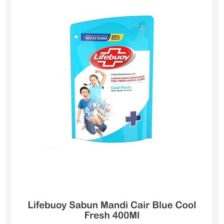 Lifebuoy Blue Cool Fresh Liquid Bath Soap 400Ml | Shopee Malaysia