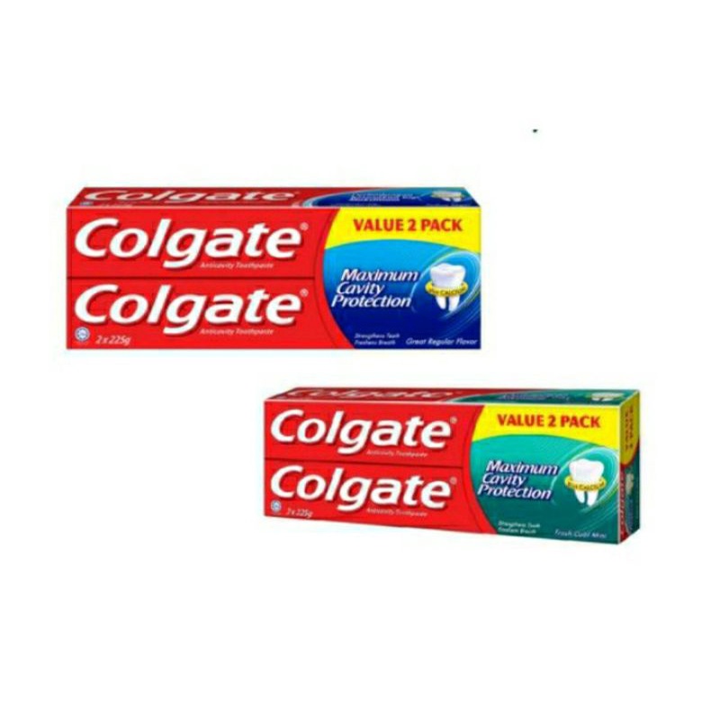 Colgate Toothpaste/Ubat Gigi 225g x 2 Twin Pack | Shopee Malaysia