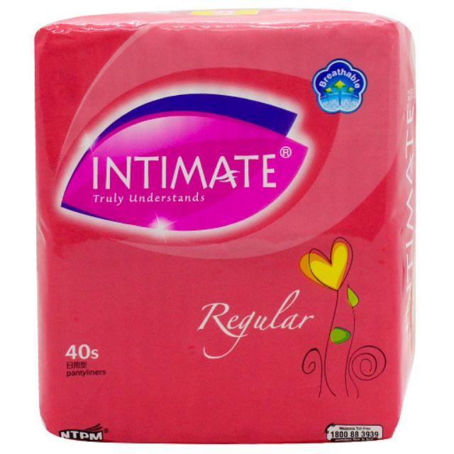 Intimate Regular Pantyliners (40's) | Shopee Malaysia