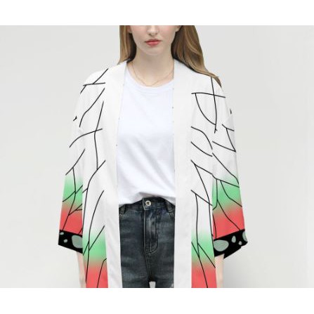 Shinobu Kocho Demon Slayer Kimetsu No Yaiba Japanese Fashion Haori ...