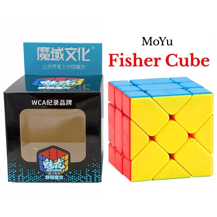 Cuber M'sia MoYu Fisher 3x3 Stickerless Magic Cube Meilong ...