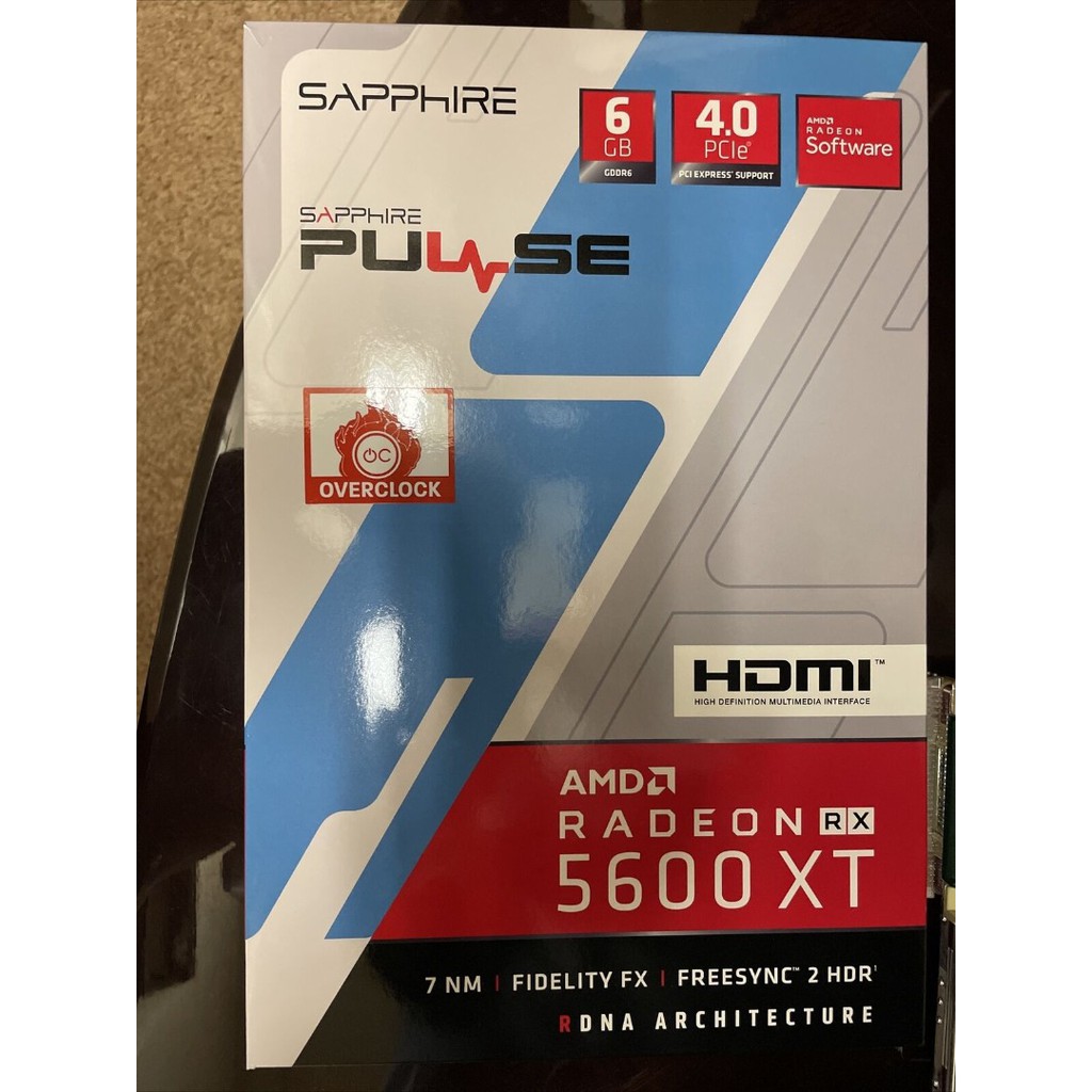 SAPPHIRE Pulsed AMD Radeon RX 5600 XT 6GB GDDR6 Graphics Card | Shopee ...