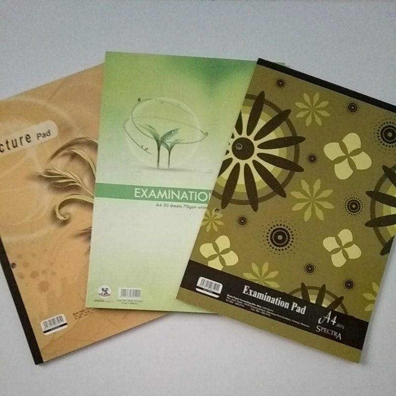 EXAMINATION PAD A4 (50 sheets) | Shopee Malaysia
