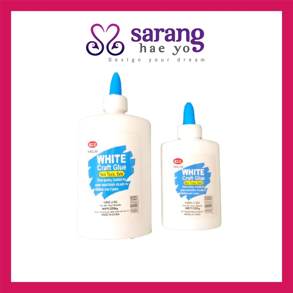 Latex White Craft Glue Multipurpose Glue Gun120G/250G / Gam Putih Gum ...