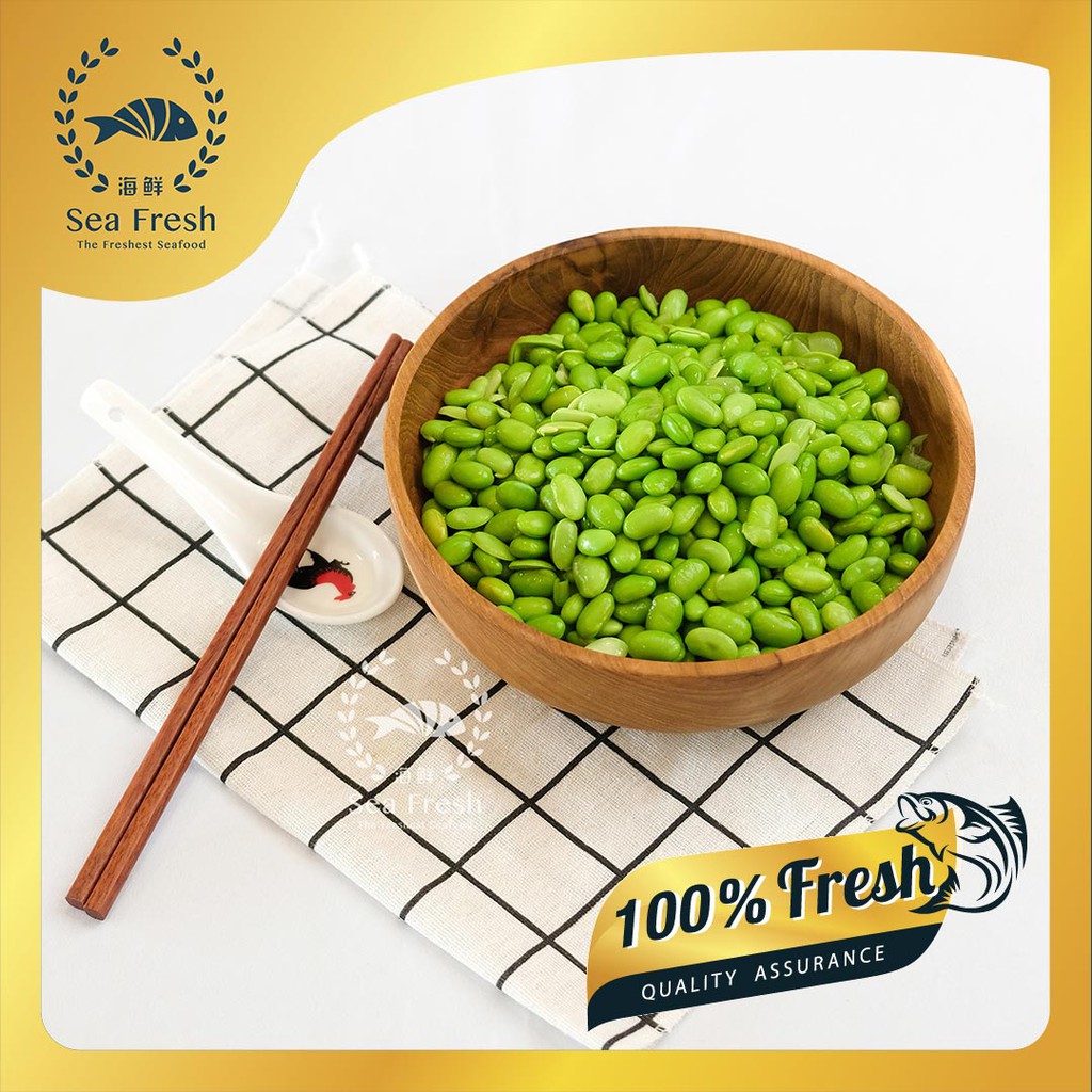 [Sea Fresh] Kacang Edamame Tanpa Kulit | Peeled Muki Edamame | Fresh ...