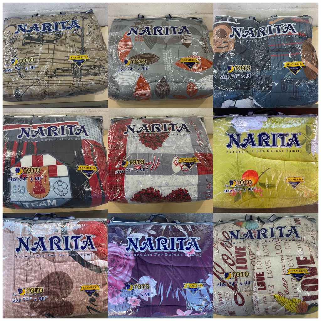 TOTO NAREETA/COMFORTER TEBAL SIZE KING (Ready Stock) | Shopee Malaysia